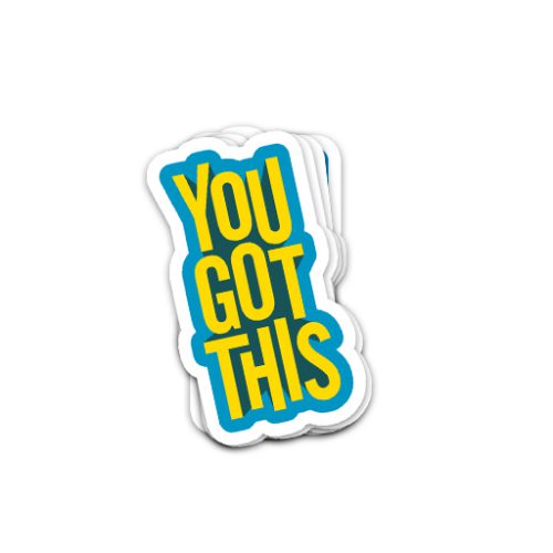 استیکر You Got This | فروشگاه کادینر